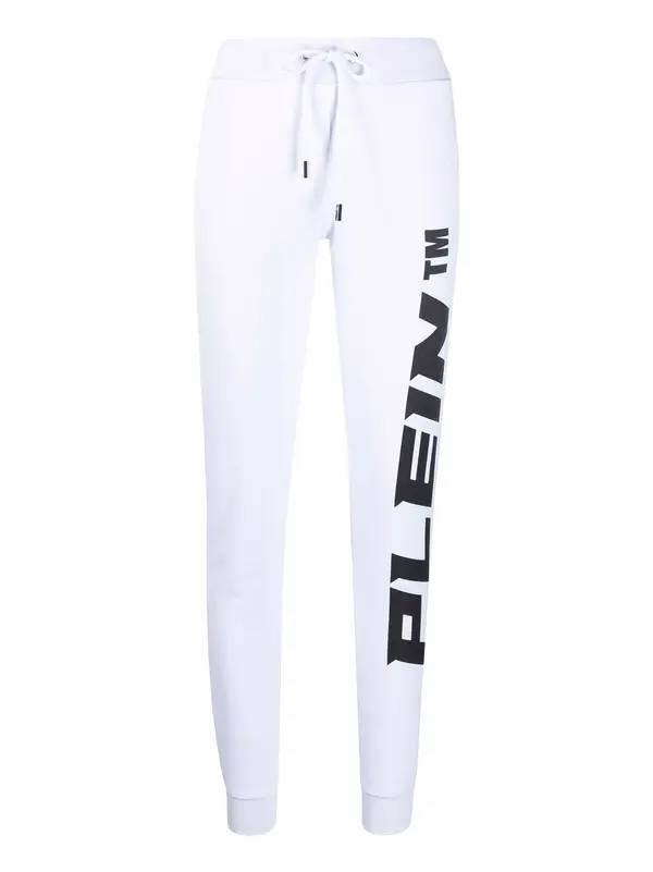 Philipp Plein Logo-print Cotton Joggers - White