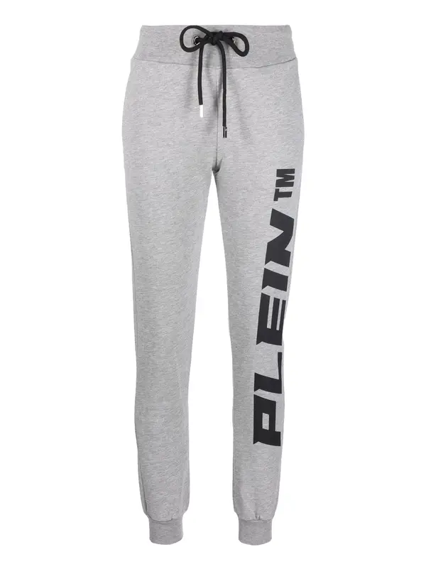 Philipp Plein Logo-print Jersey Joggers - Grey