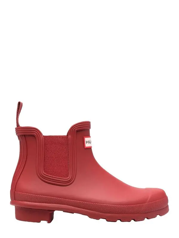 Hunter Elasticated Side-panel Boots - Red