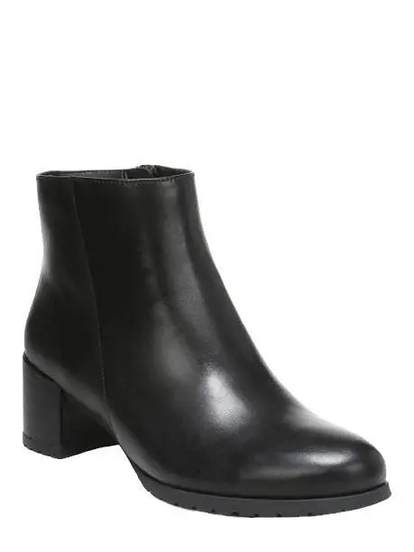 Naturalizer Bay Weatherproof Bootie - Black Leather
