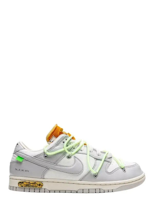 Nike X Off White Dunk Low Sneakers - Grey