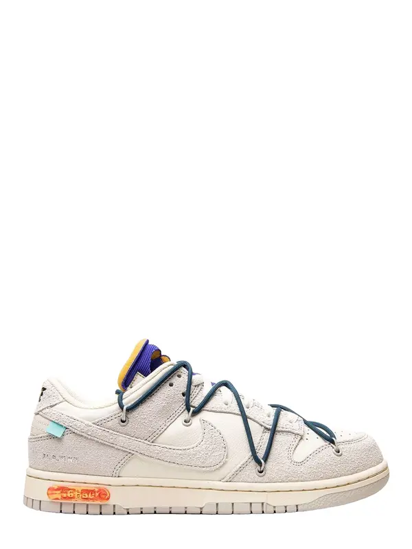 Nike X Off White Dunk Low Lot 16 Sneakers - Neutrals