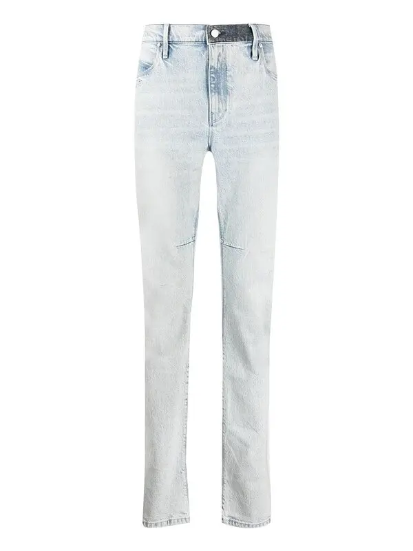 RtA High-rise Slim-cut Jeans - Blue