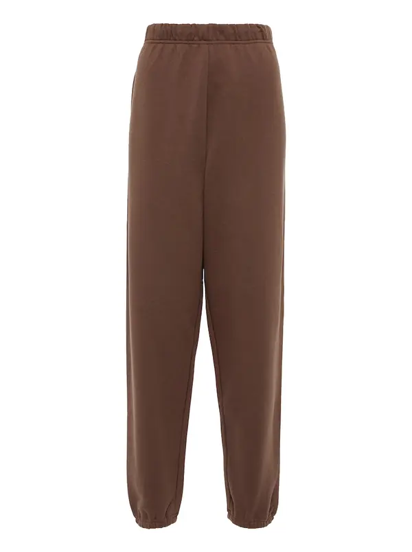 Tory Burch Cotton Sweatpants - Brown