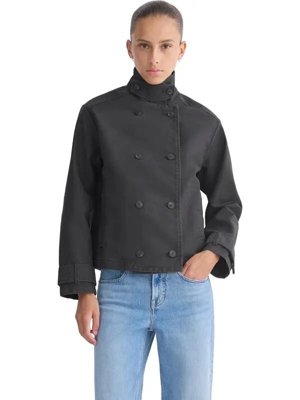 Everlane Moleskin Utility Jacket - Black