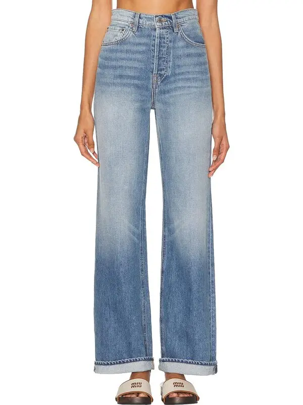 GRLFRND Brooklyn High-rise Straight Jeans - Chelsea Market