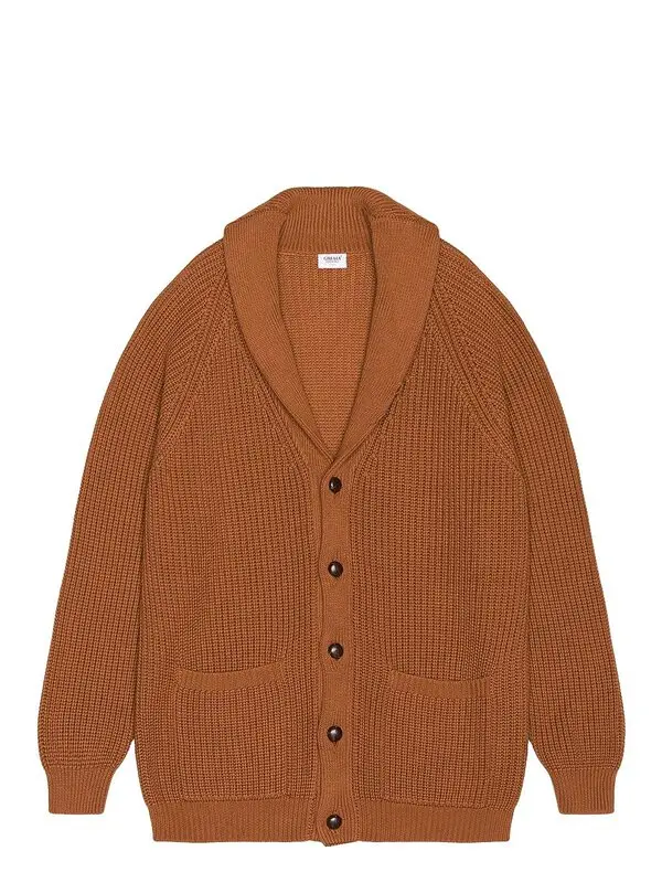 GHIAIA Marinaio Cardigan - Tobacco