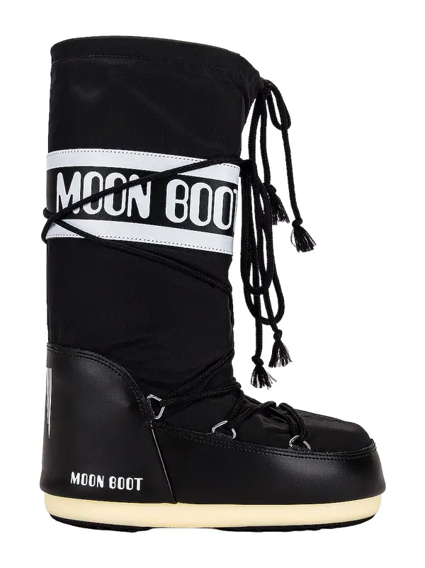Moon Boot Icon Nylon Boots - Black