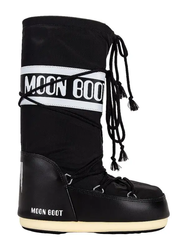 Moon Boot Icon Nylon Boot - Black