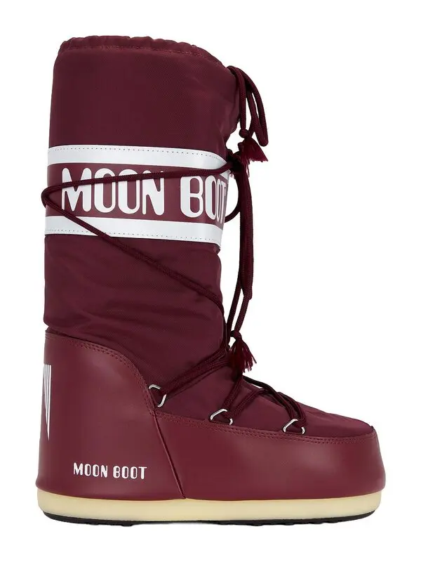 Moon Boot Nylon Classic Boot - Burgundy