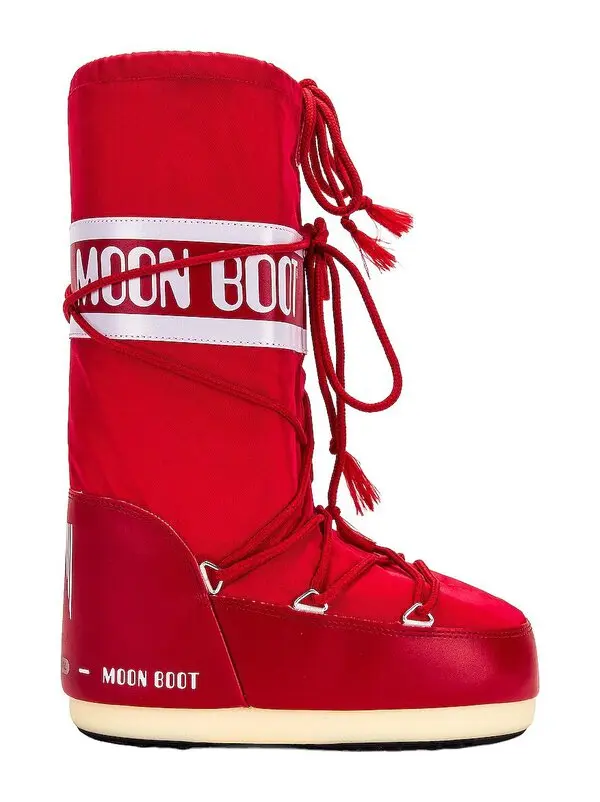 Moon Boot Nylon Classic Boot - Red