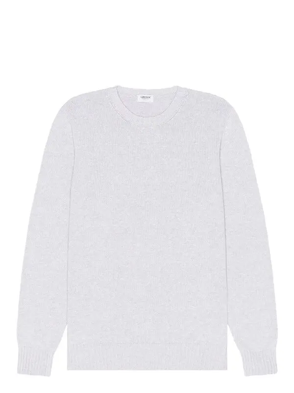 GHIAIA Cotton Crewneck - Light Grey