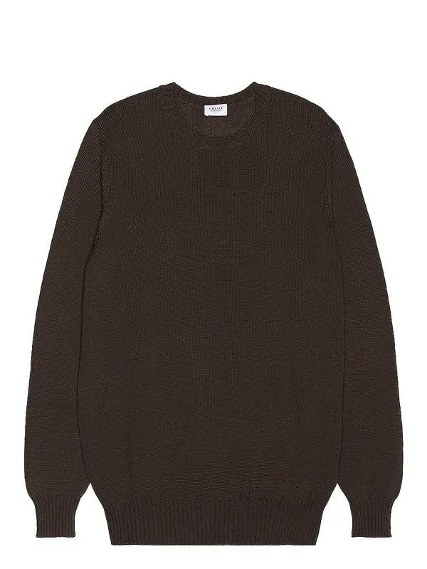 GHIAIA Cotton Crewneck - Military