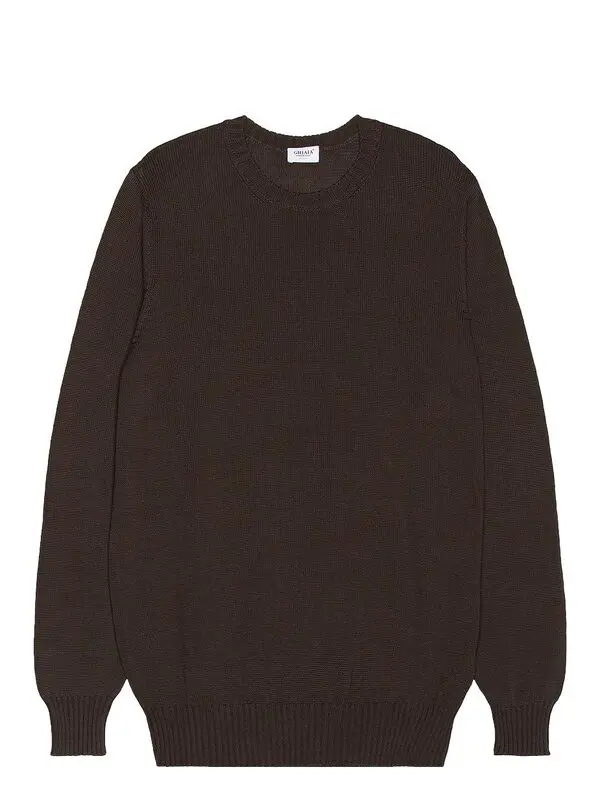 GHIAIA Cotton Crewneck - Military