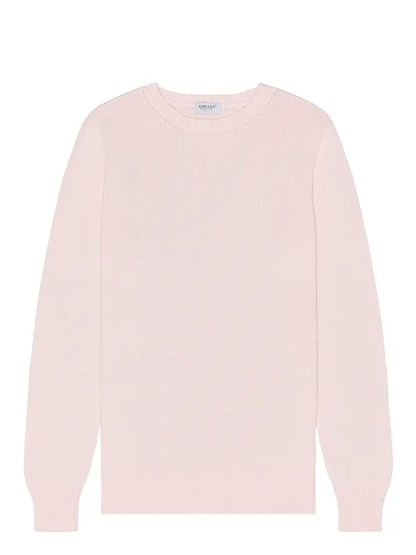 GHIAIA Cotton Crewneck - Pale