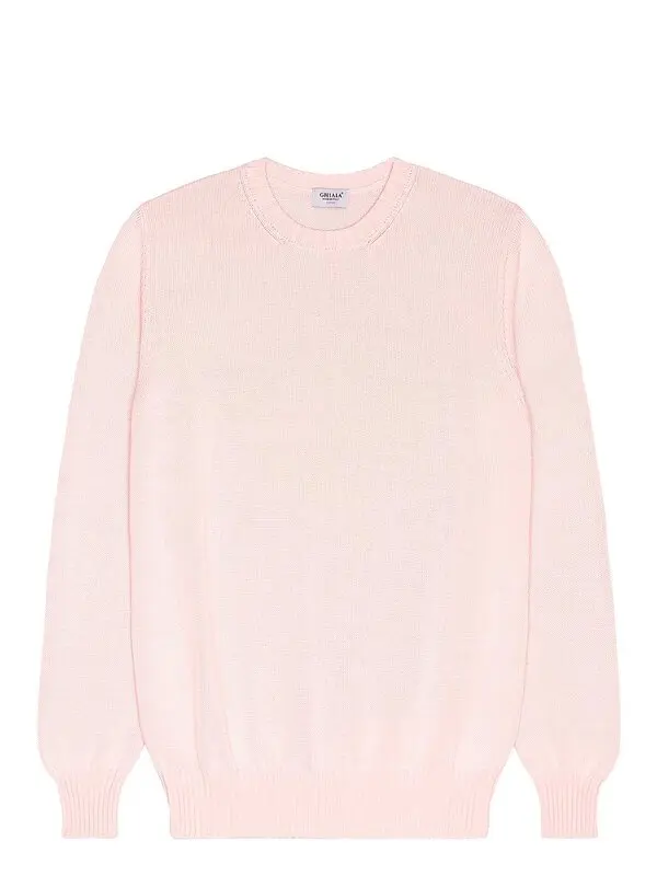 GHIAIA Cotton Crewneck - Pink