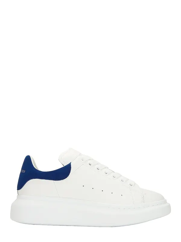 Alexander McQueen Oversized Sneaker - White & Paris Blue