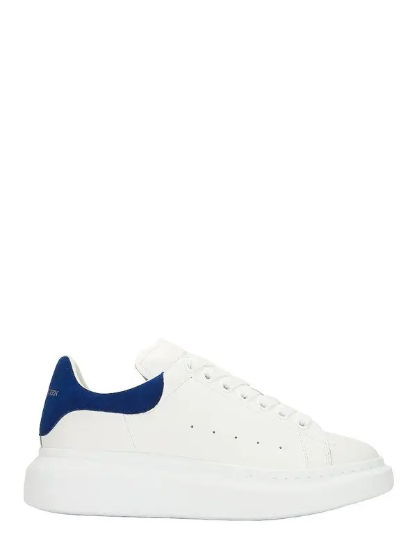 Alexander McQueen Oversized Sneaker - White & Paris Blue
