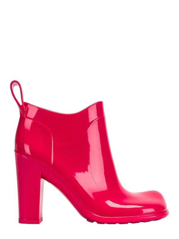 Bottega Veneta Rubber Ankle Boots - Lollipop