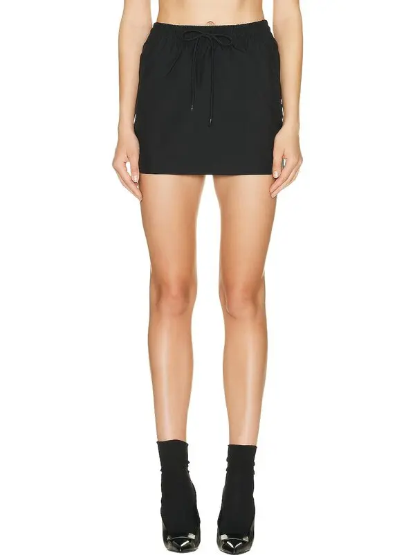 Wardrobe.NYC Utility Mini Skirt - Black