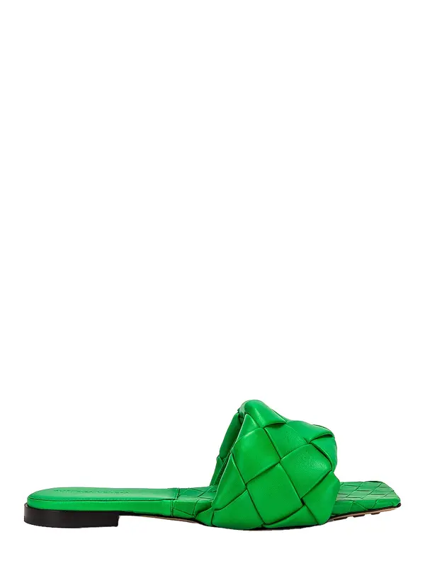 Bottega Veneta Lido Sandals - Grass