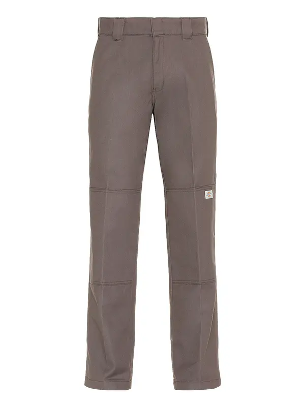 Dickies Flat Front Double Knee Straight Leg Pant - Grey