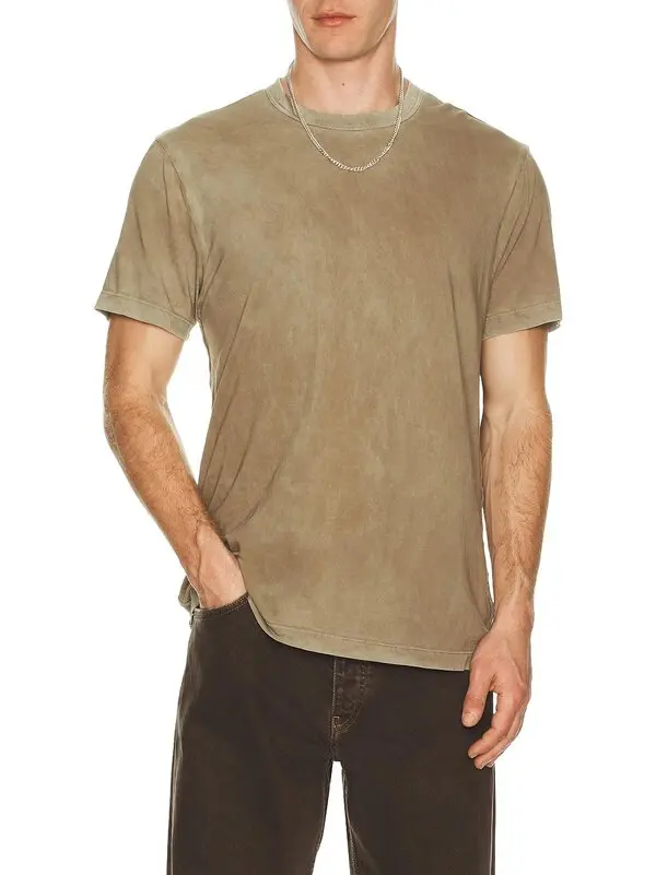 Cotton Citizen The Classic Crew Tee In Brown - Vintage Caper