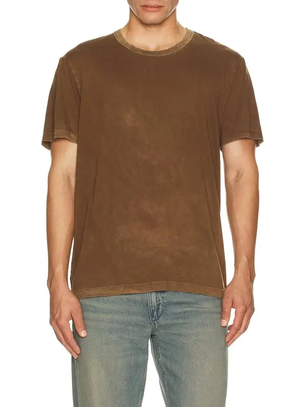 Cotton Citizen The Classic Crew Tee In Brown - Vintage Hazelnut