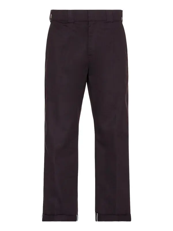 Dickies Regular Fit Cuffed Straight Leg Pant - Black