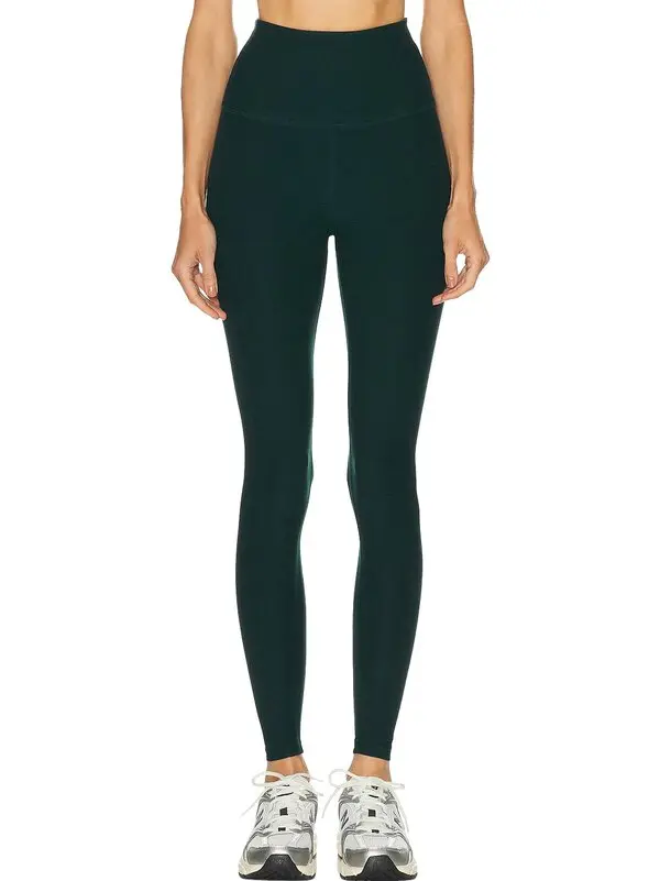 Beyond Yoga Spacedye Vitalize Full Length Legging In Black - Forest Green Pine