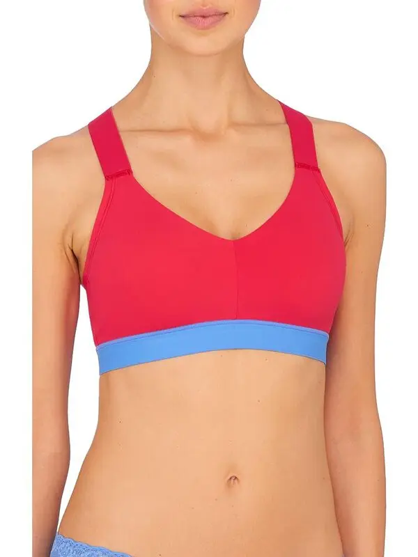 Natori Dynamic Racerback Sport Bralette - Sunset/ Blu