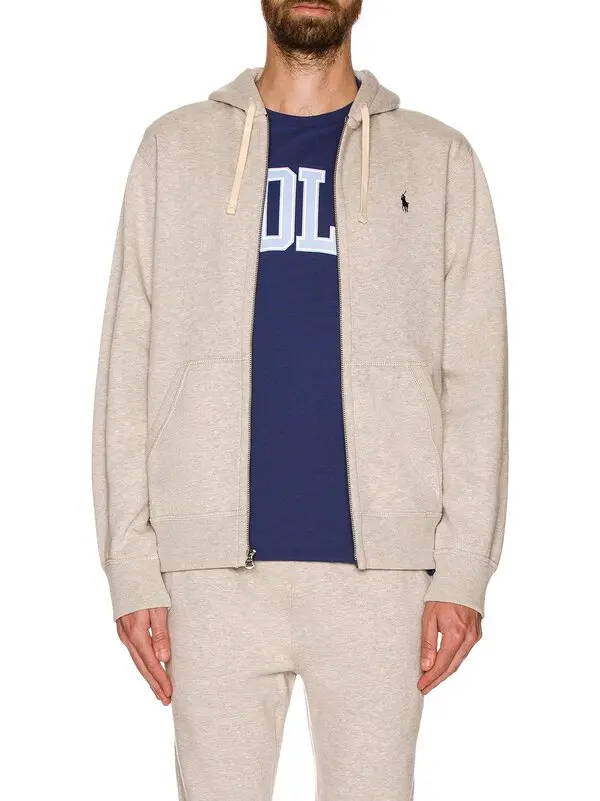 Polo Ralph Lauren Fleece Full Zip Hoodie - Heather