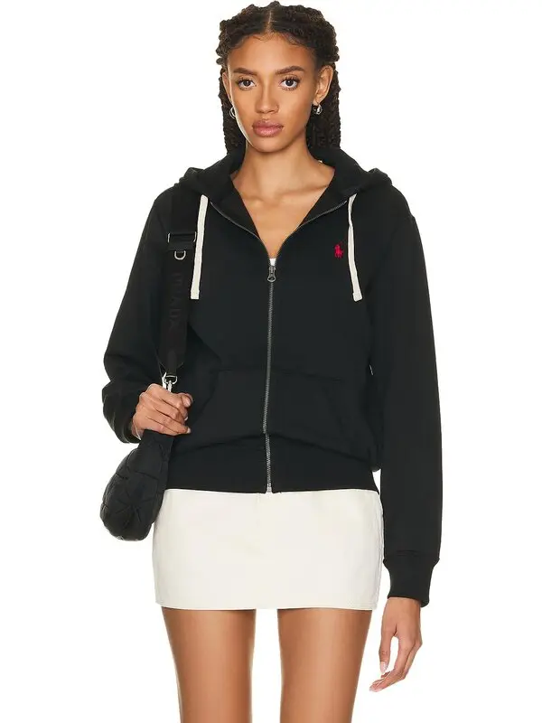 Polo Ralph Lauren Fleece Full Zip Hoodie - Black
