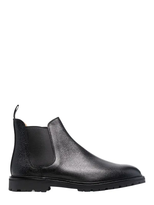 Crockett & Jones Leather Chelsea Boots - Black