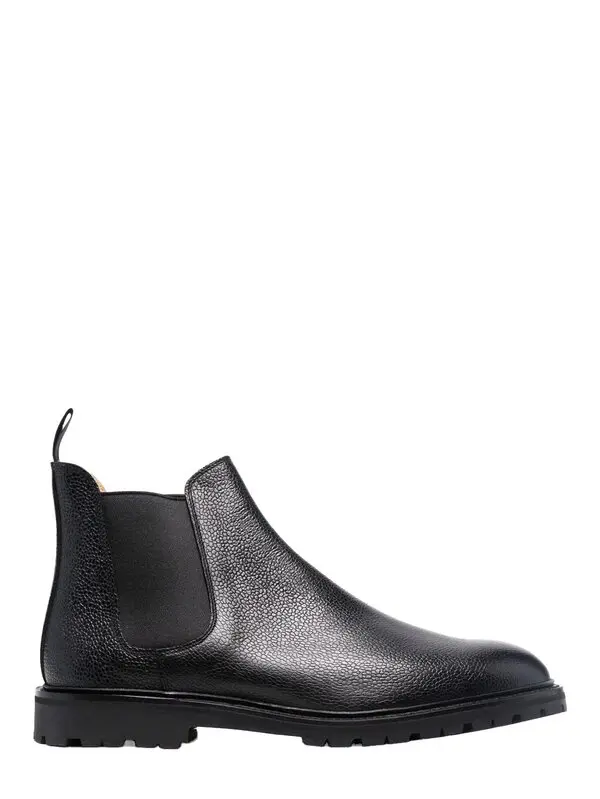Crockett & Jones Leather Chelsea Boots - Black