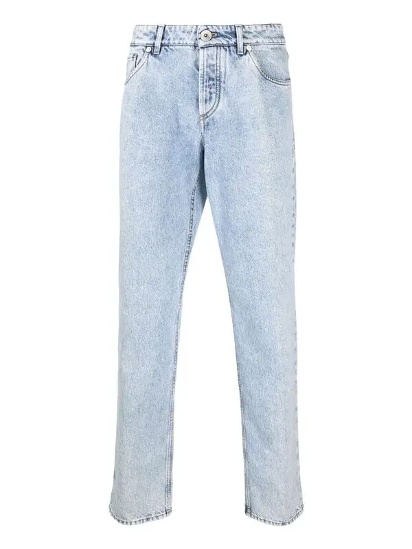 Brunello Cucinelli Straight-leg Jeans - Blue