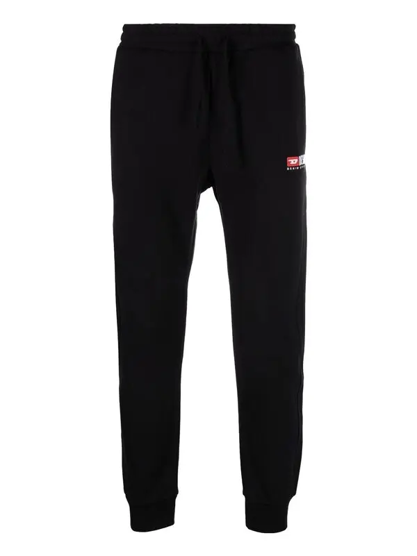 DIESEL® P-tary-div Logo-embroidered Track Pants - Black