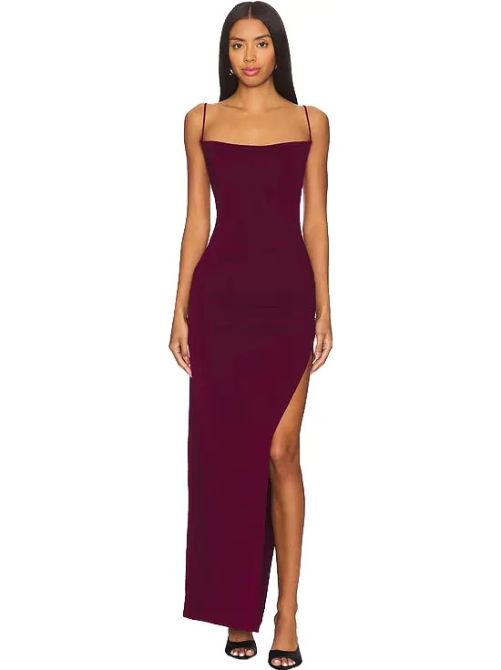 LOVERS AND FRIENDS Odessa Gown - Oxblood
