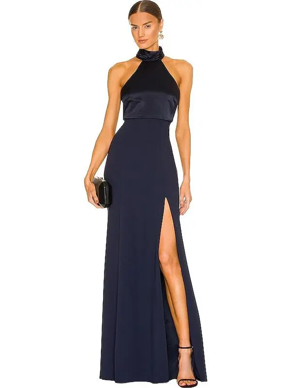 Cinq À Sept Alexandra Gown - Navy