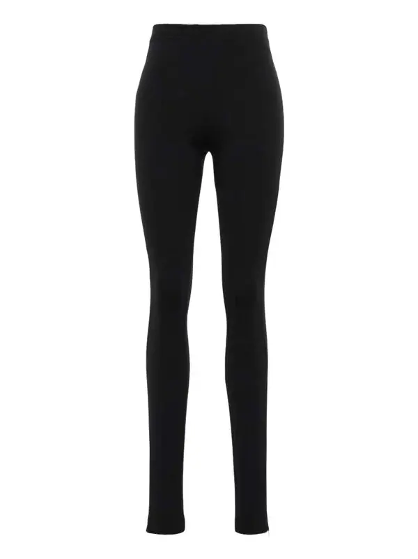 TOTEME Zip High-rise Leggings - Black