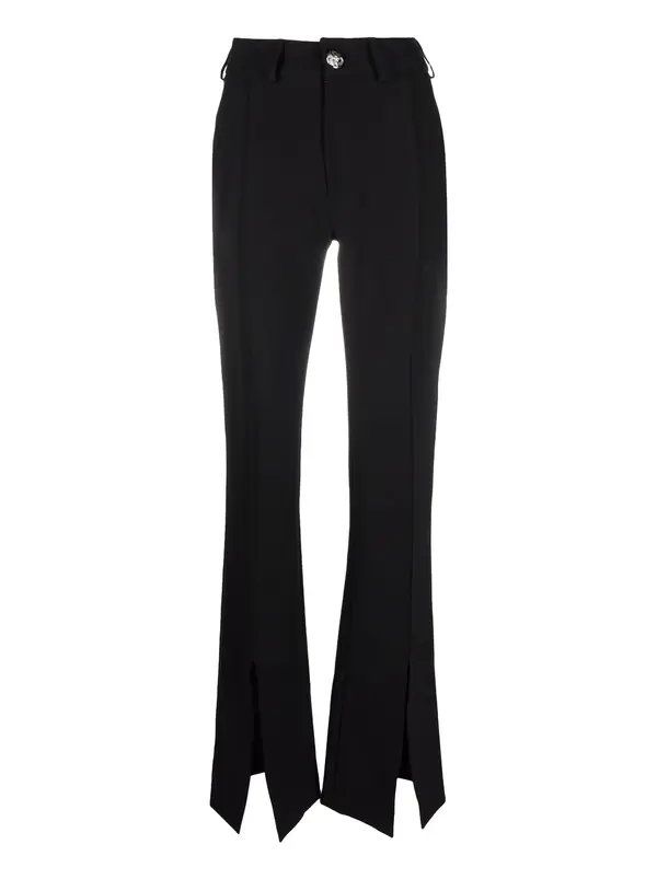 Philipp Plein Cody High-waisted Trousers - Black