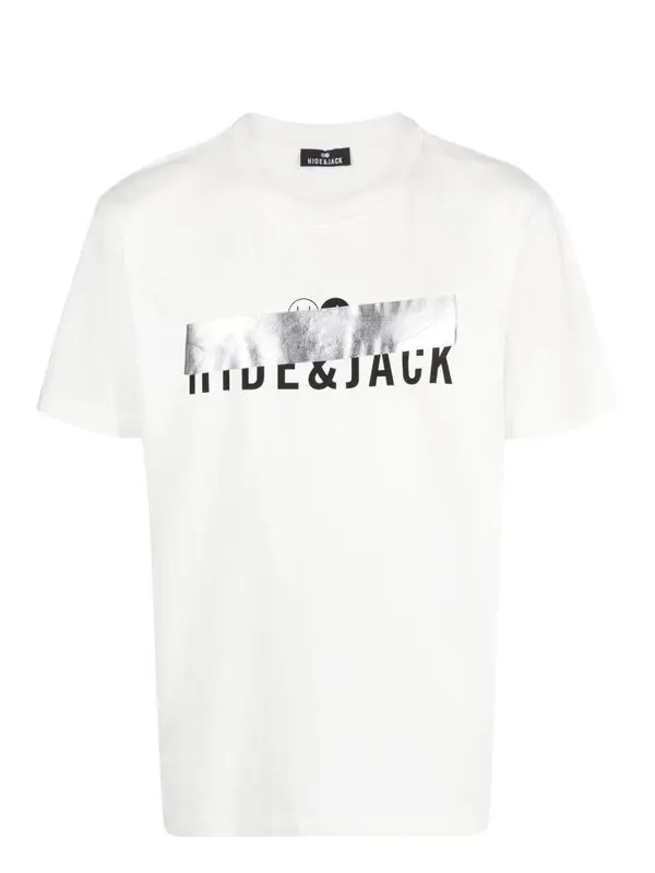 HIDE&JACK Logo-print Cotton T-shirt - White