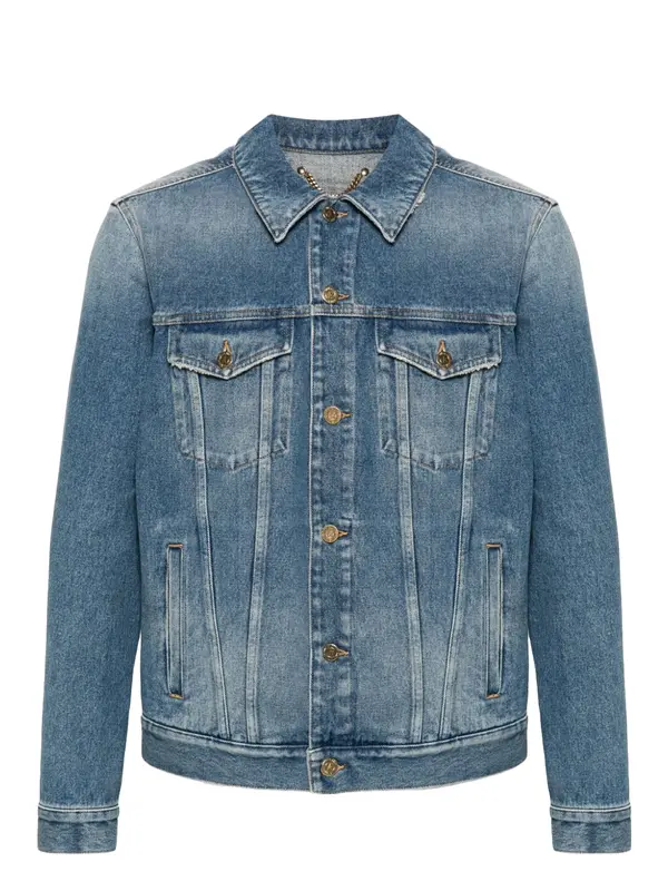 Golden Goose Stonewashed Denim Trucker Jacket - Blue
