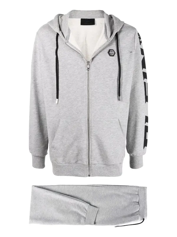 Philipp Plein Logo-print Tracksuit Set - Grey