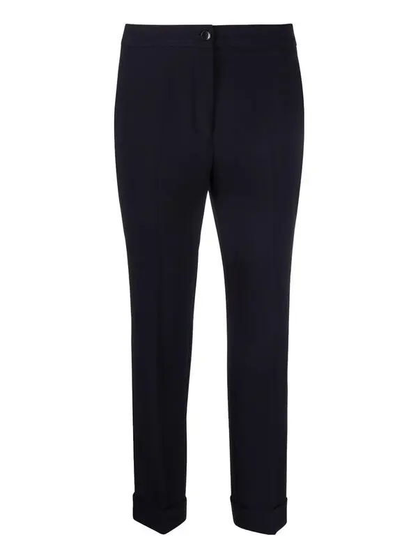 Etro Cropped Tailored Trousers - Black
