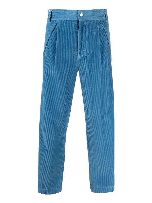 Palm Angels X Moncler Corduroy Trousers - Blue