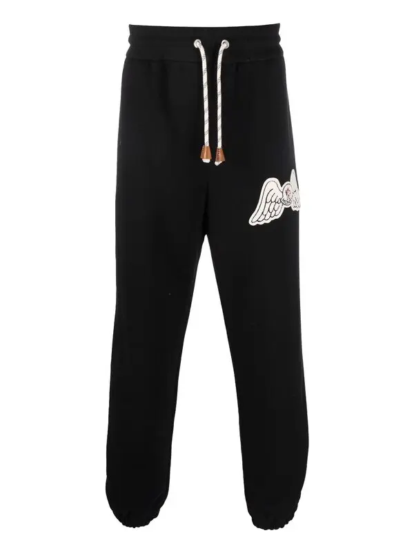 Palm Angels X Moncler Wing Patch Track Pants - Black