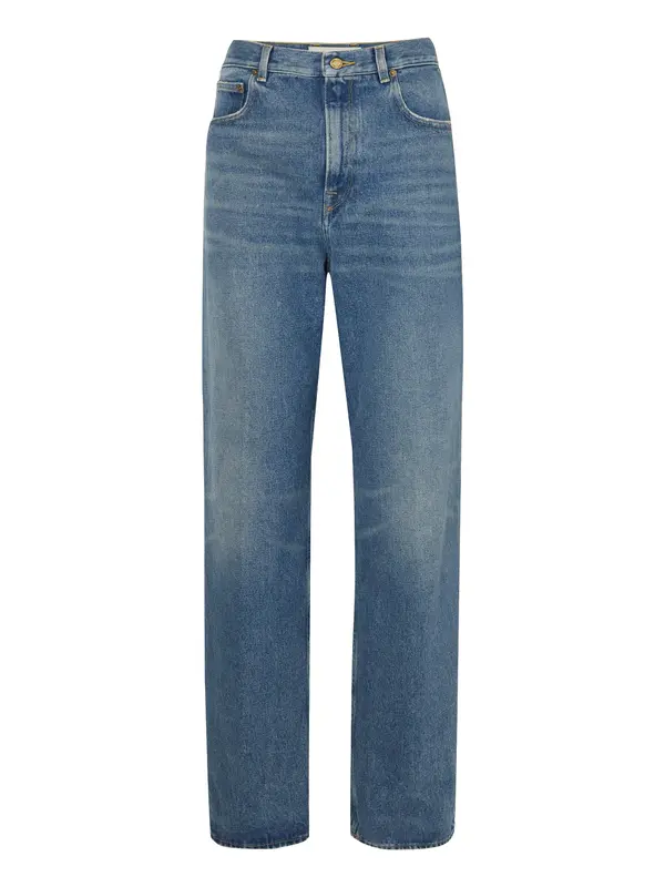 GOLDEN GOOSE Kim High-rise Boyfriend Jeans - Blue