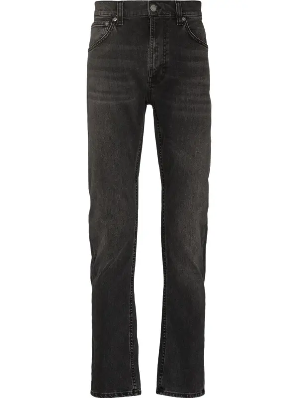 Nudie Jeans Lean Dean Slim-fit Jeans - Black