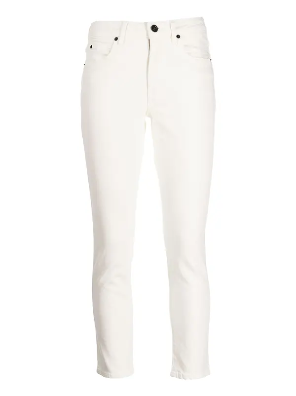 SLVRLAKE Slim Cropped Jeans - White